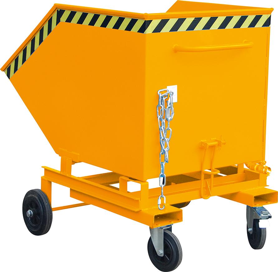 Spänekastenwagen SKW-ET 600 l B 1070 x T 1395 x H 1220 mm RAL 2000 Tra ...